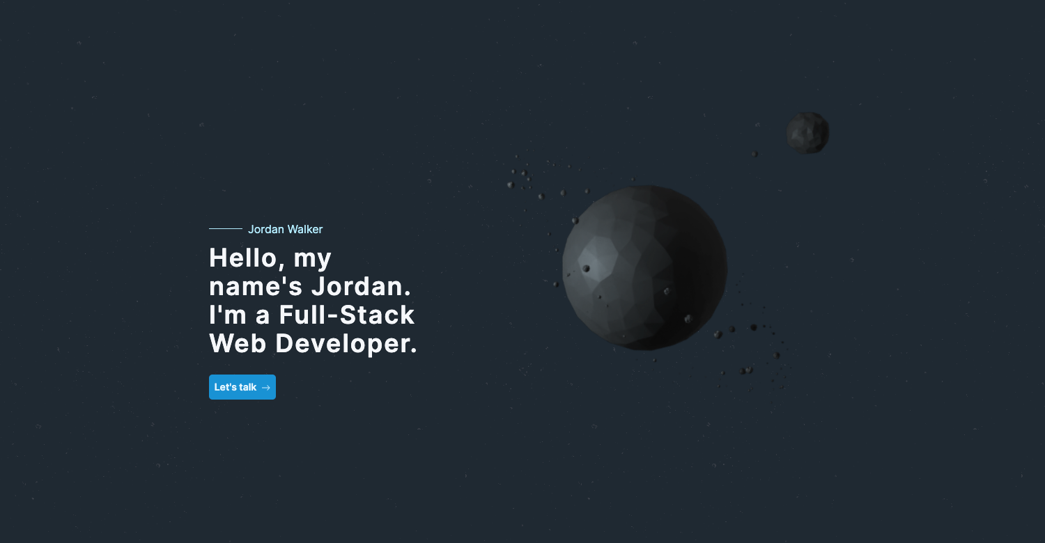 Jordan Walker | Full-stack App Developer